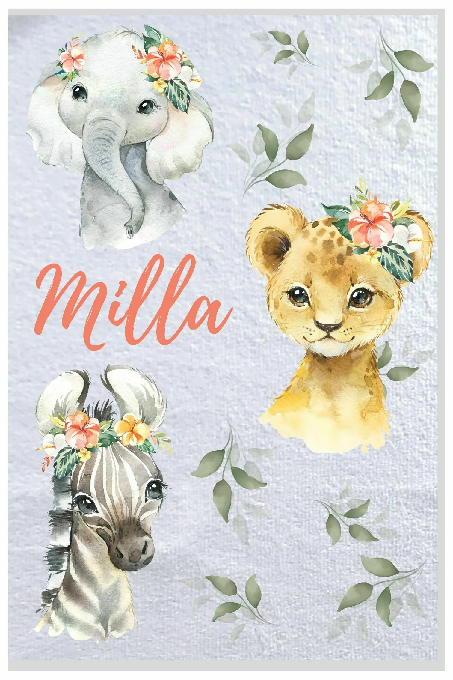 Safari Animal Burp Cloth | My Sister & i