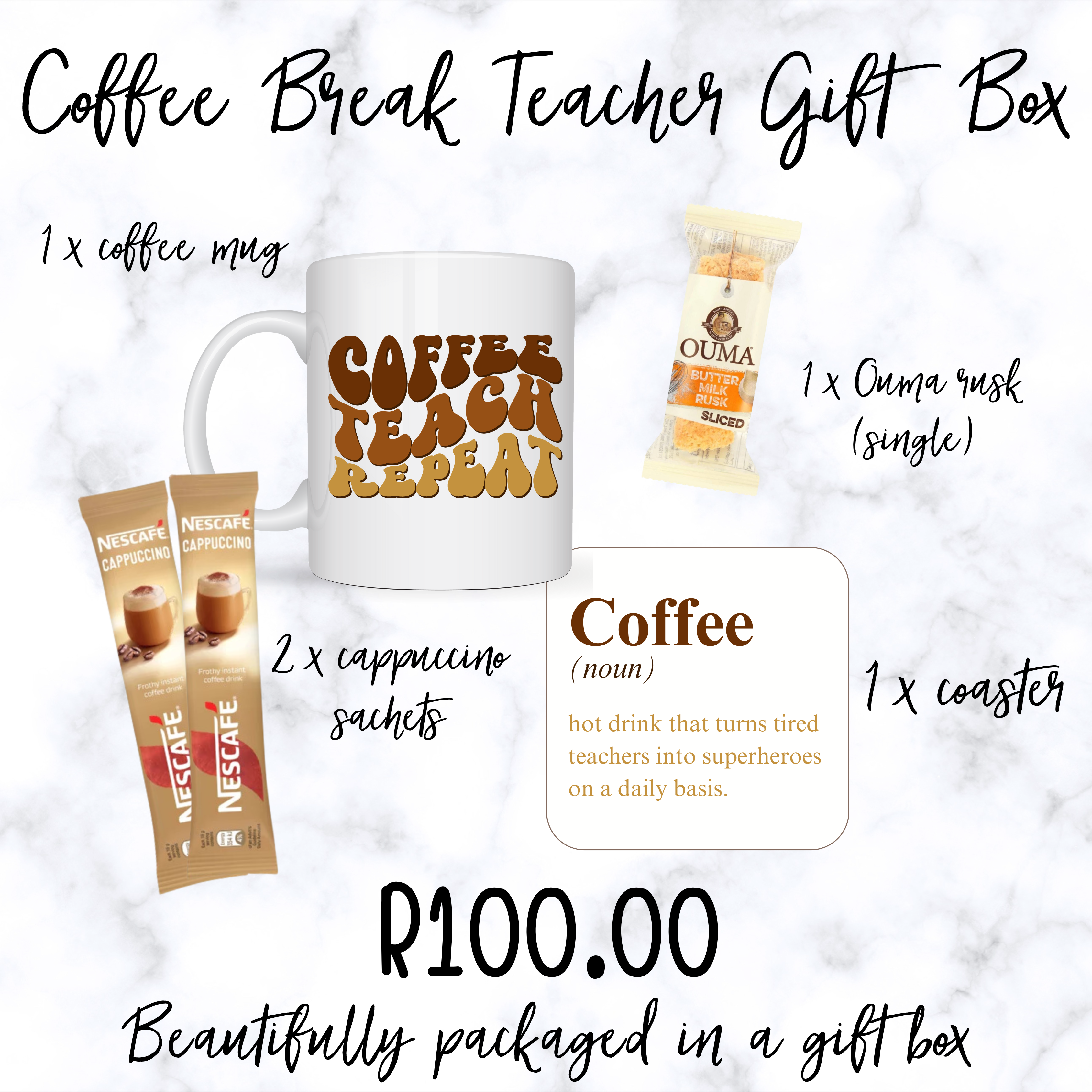 Coffee Break Teacher Gift Box | My Sister & i